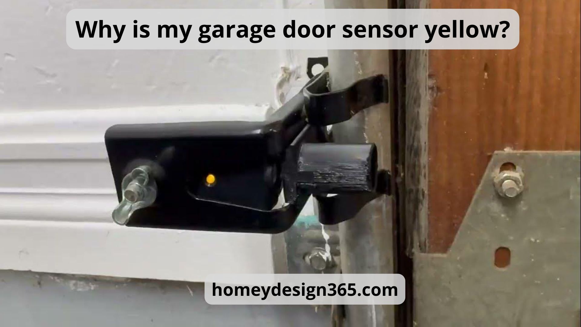 Why is My Garage Door Sensor Yellow : Possible Reasons